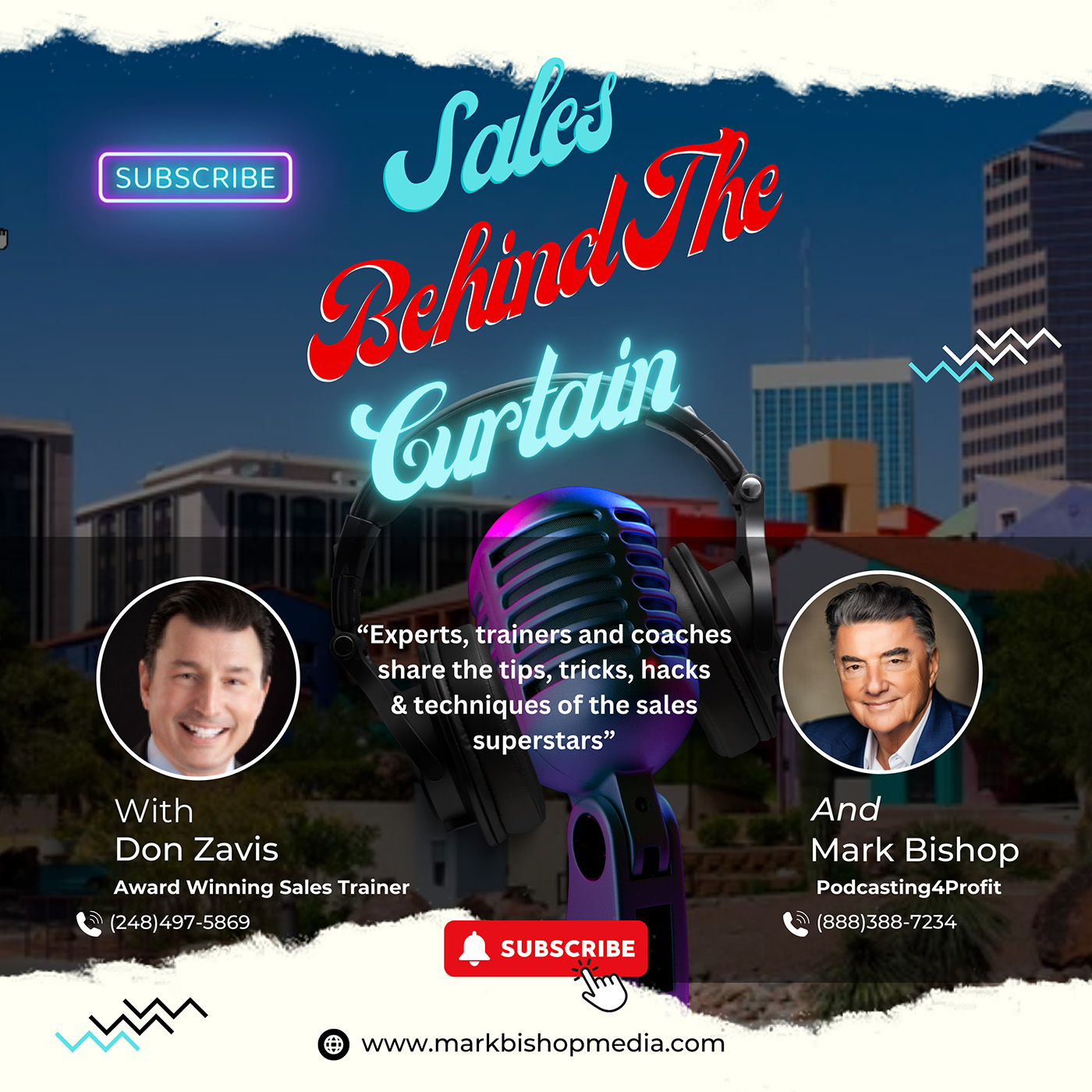 Sales Behind The Curtain E1: Inaugural Podcast with Don Zavis and Mark ...